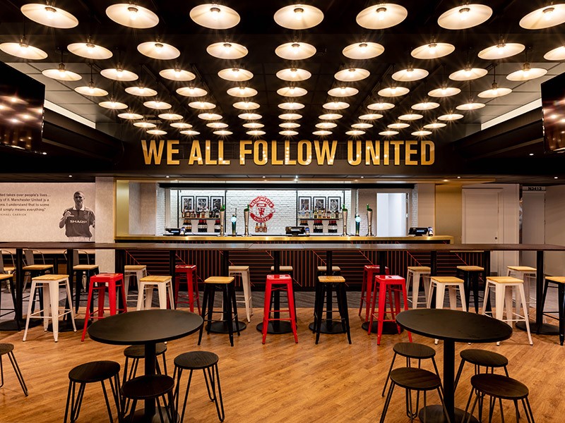 Manchester United Bar Academy/500 Club Sports Bars Manchester Utd V